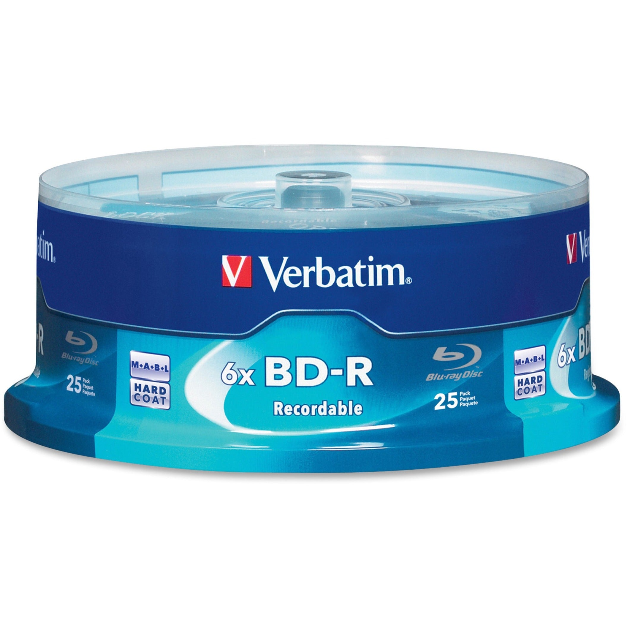 Verbatim BD-R Blu-ray Recordable Media, 25GB Storage, 16X Speed, HardC – Network Hardwares