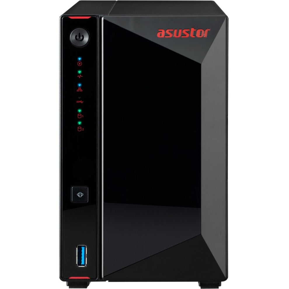 ASUSTOR AS5202T Nimbustor 2 SAN/NAS Storage System, 2GB DDR4, 2x 2.5"/ – Network Hardwares