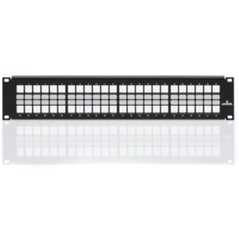 Leviton QuickPort 48-Port Cat5 Network Patch Panel, Rack-mountable 2U ...
