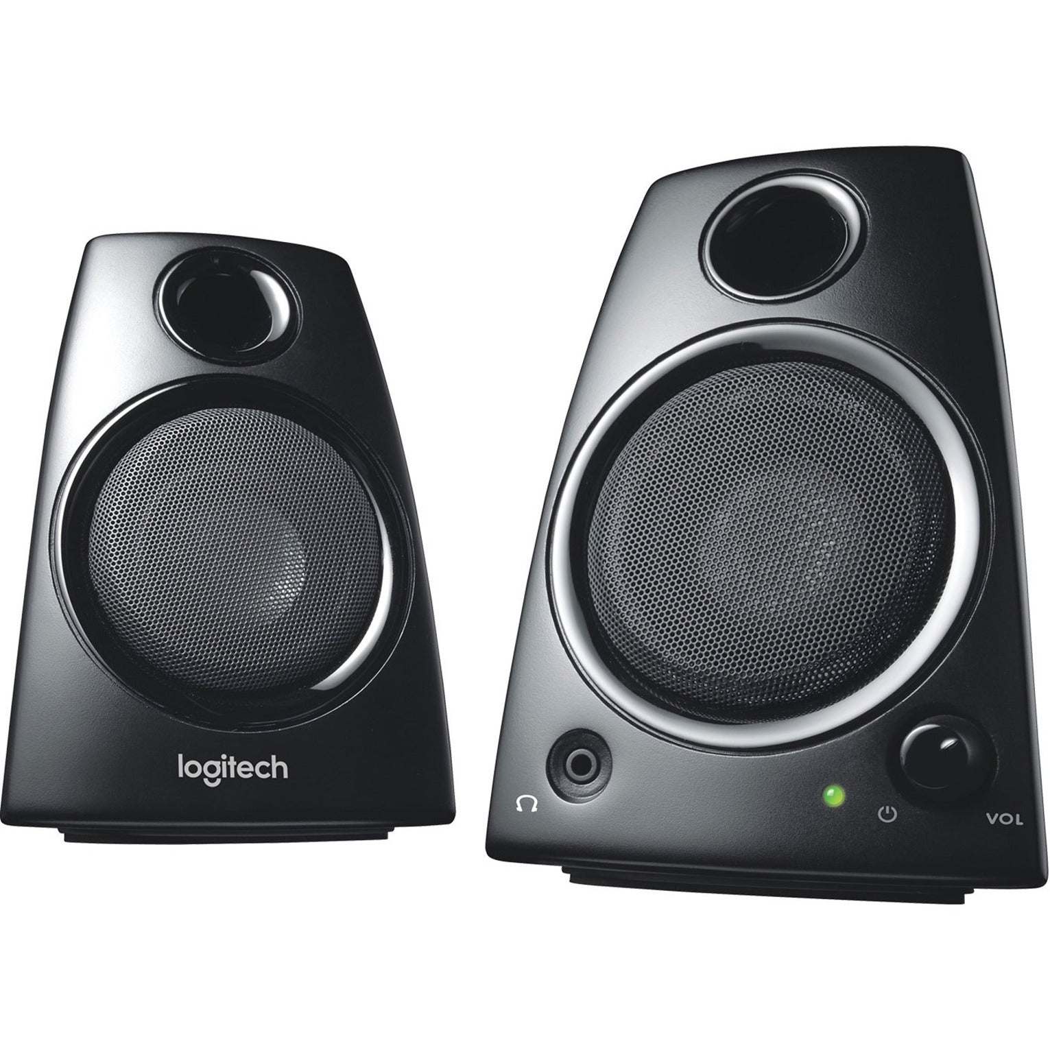 Logitech Z130 Compact Desktop Speaker System, 2.0 Stereo Sound, 5W RMS ...