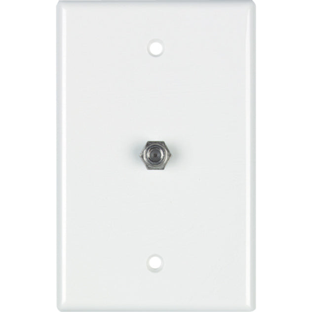 DataComm 30-2022 Single Gang Coaxial Faceplate - 1-gang - White ...