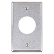 Alarm Controls Single Gang Stainless Steel Wall Mount Faceplate, 1.125 ...