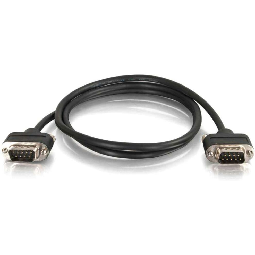 C2G RS232 DB9 Modem Data Transfer Cable, Low Profile Connectors, In-Wa ...