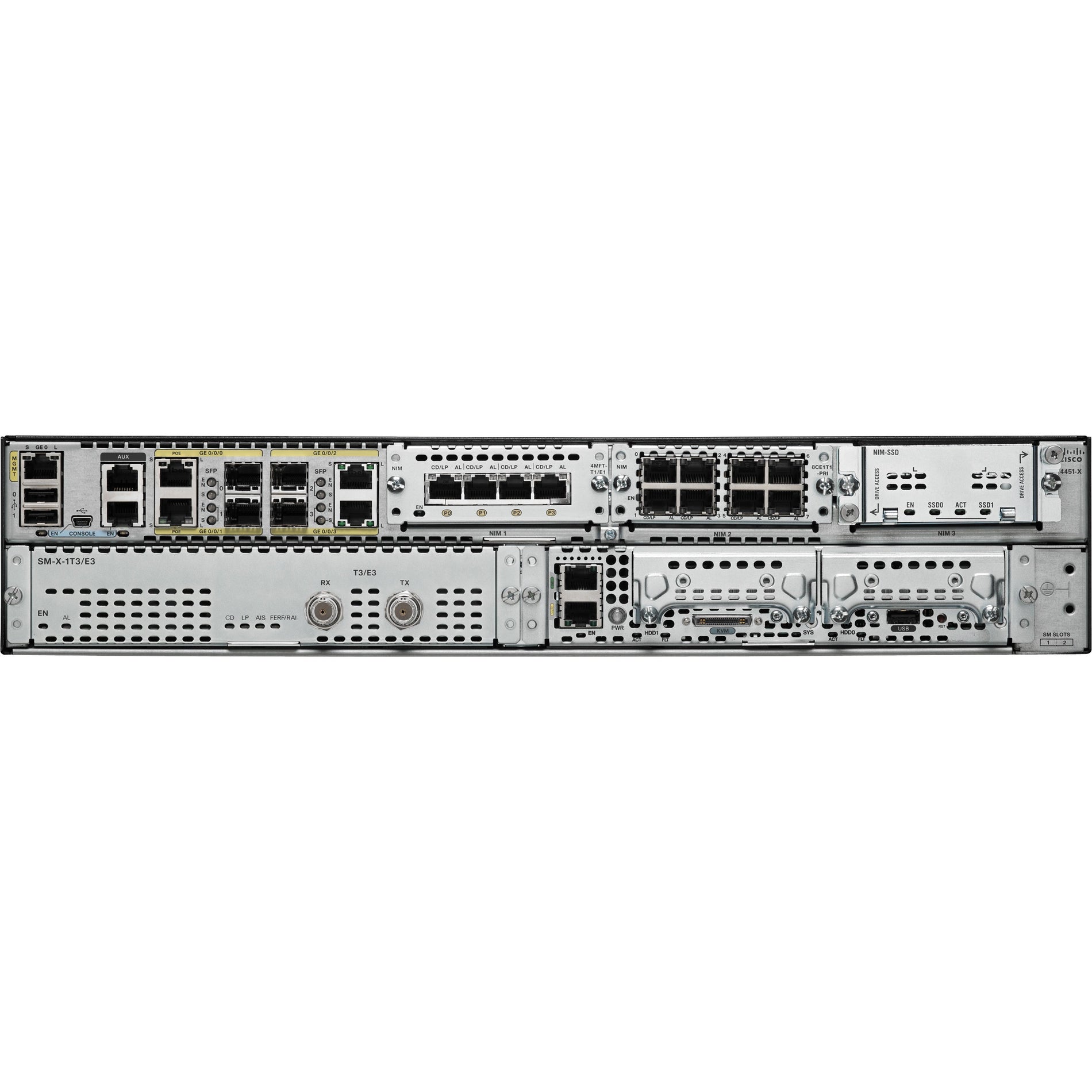 思科 4451-X 集成服务路由器 (ISR4451-X-AXV/K9) 思科 (Cisco) – Network Hardwares