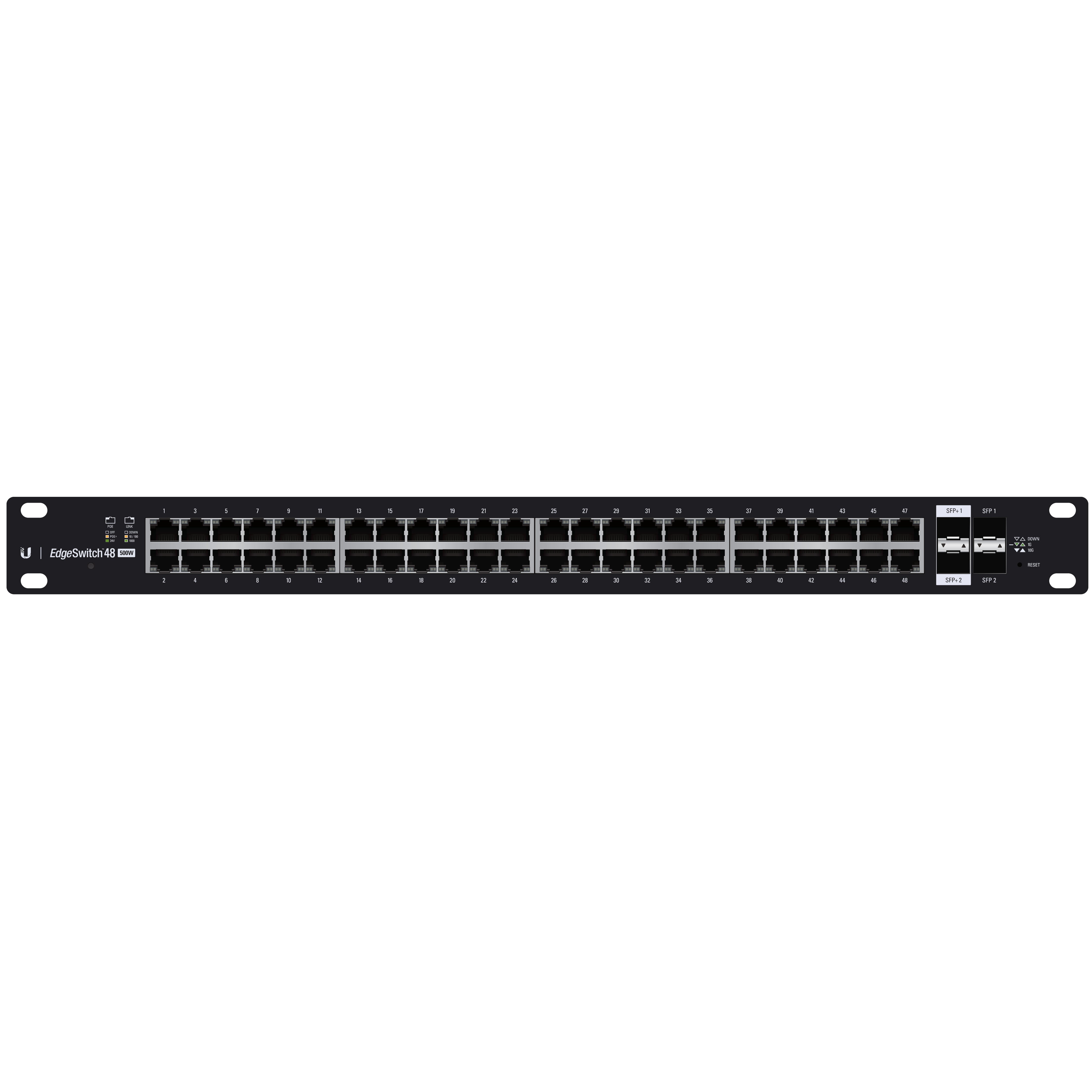 Ubiquiti EdgeSwitch ES-48-500W Layer 3 Managed Network Switch, 48-Port ...