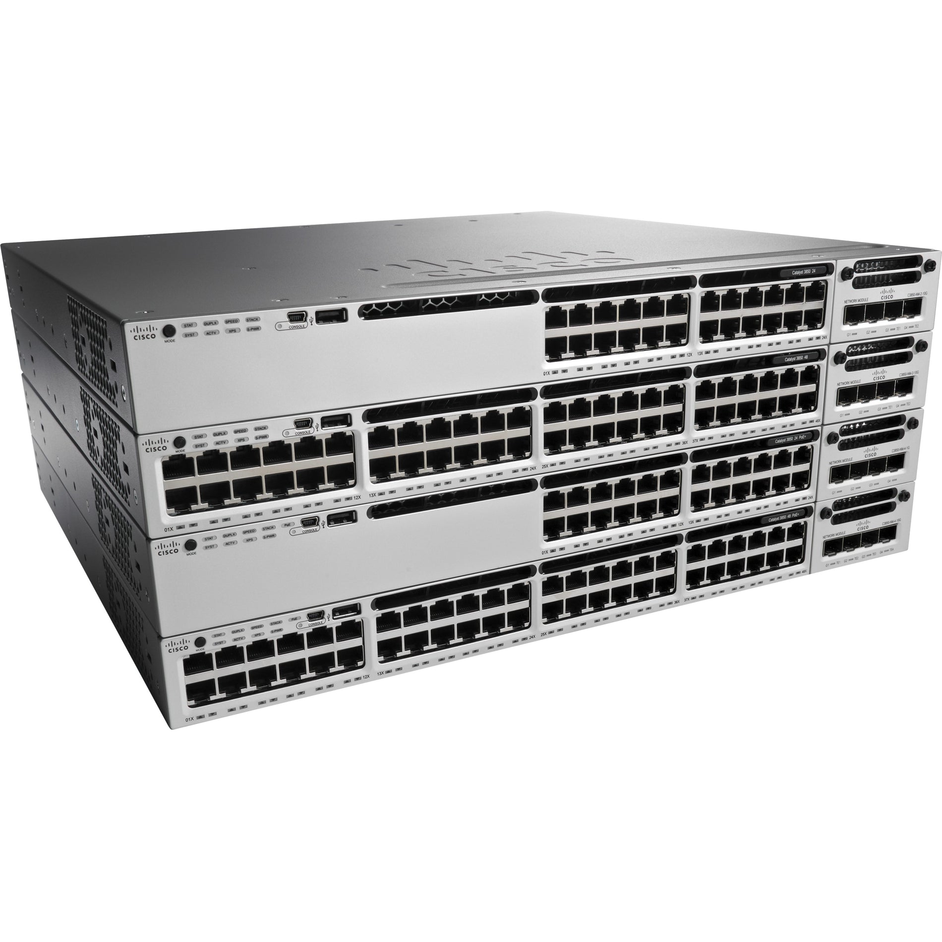 Cisco Catalyst 3850 Ethernet Switch, 48-Port Gigabit, Layer 3 Manageab ...