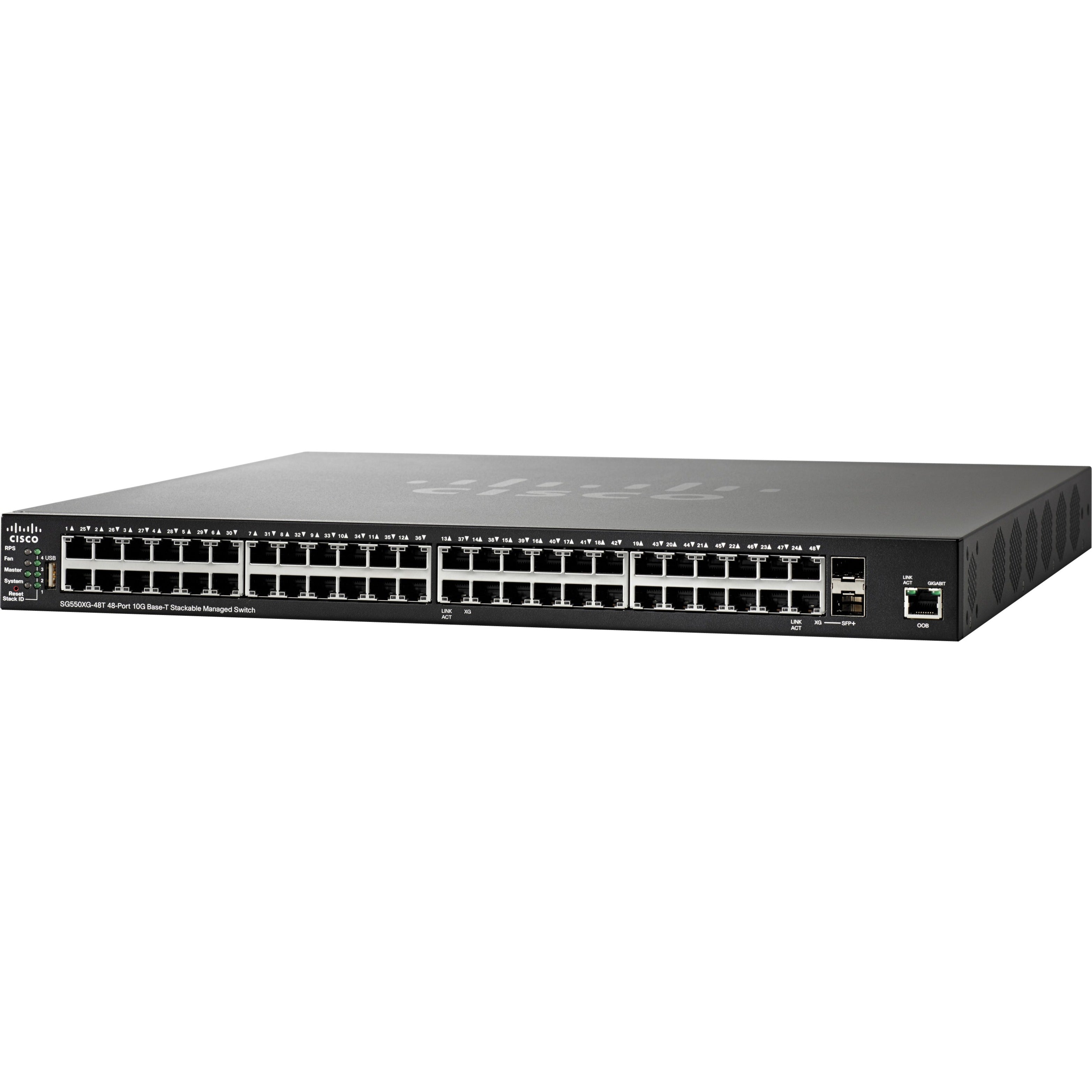 Cisco SG550XG-48T 48-Port 10GBase-T Stackable Managed Switch (SG550XG ...