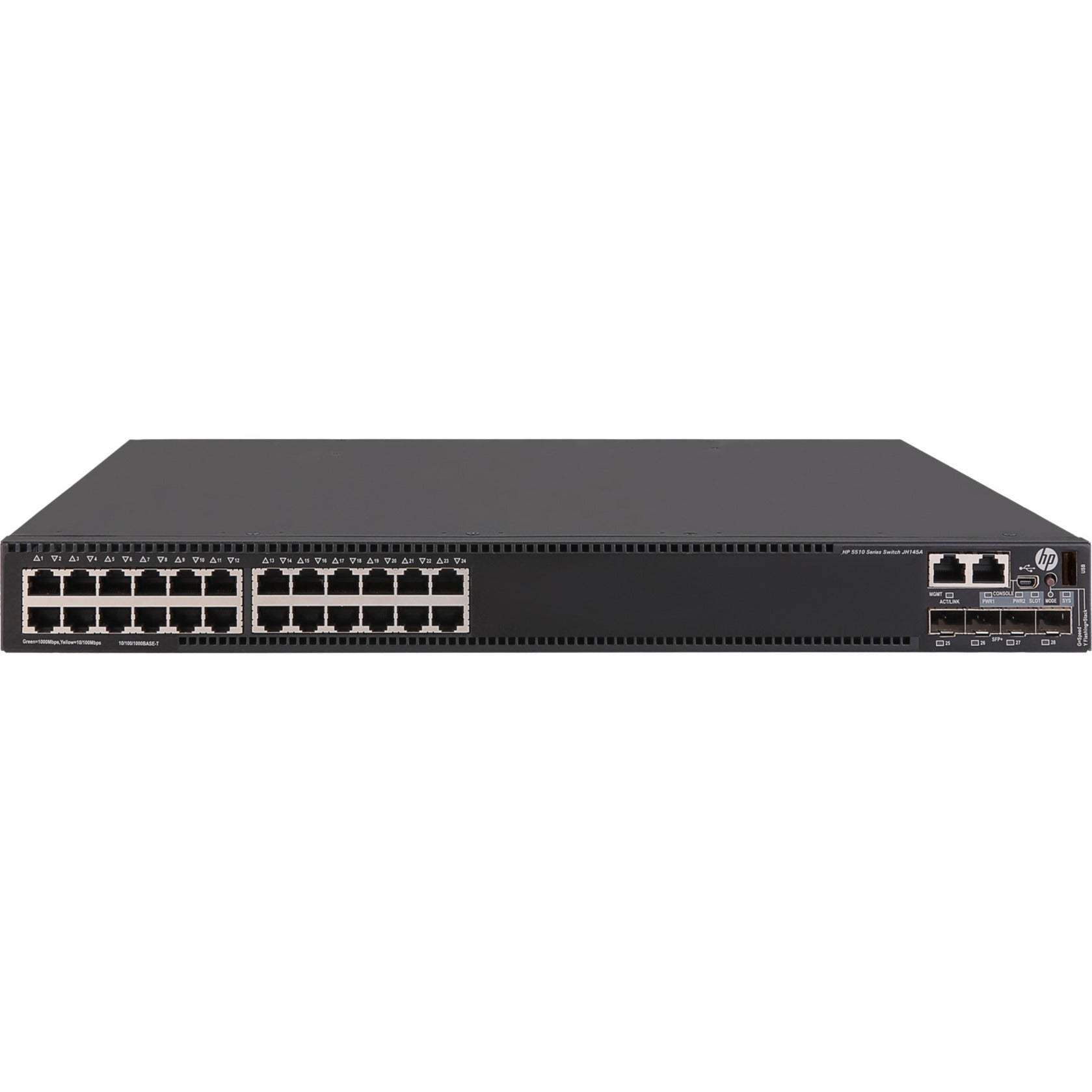 HPE E 5510 24G 4SFP+ HI 1-slot Switch (JH145A) – Network Hardwares