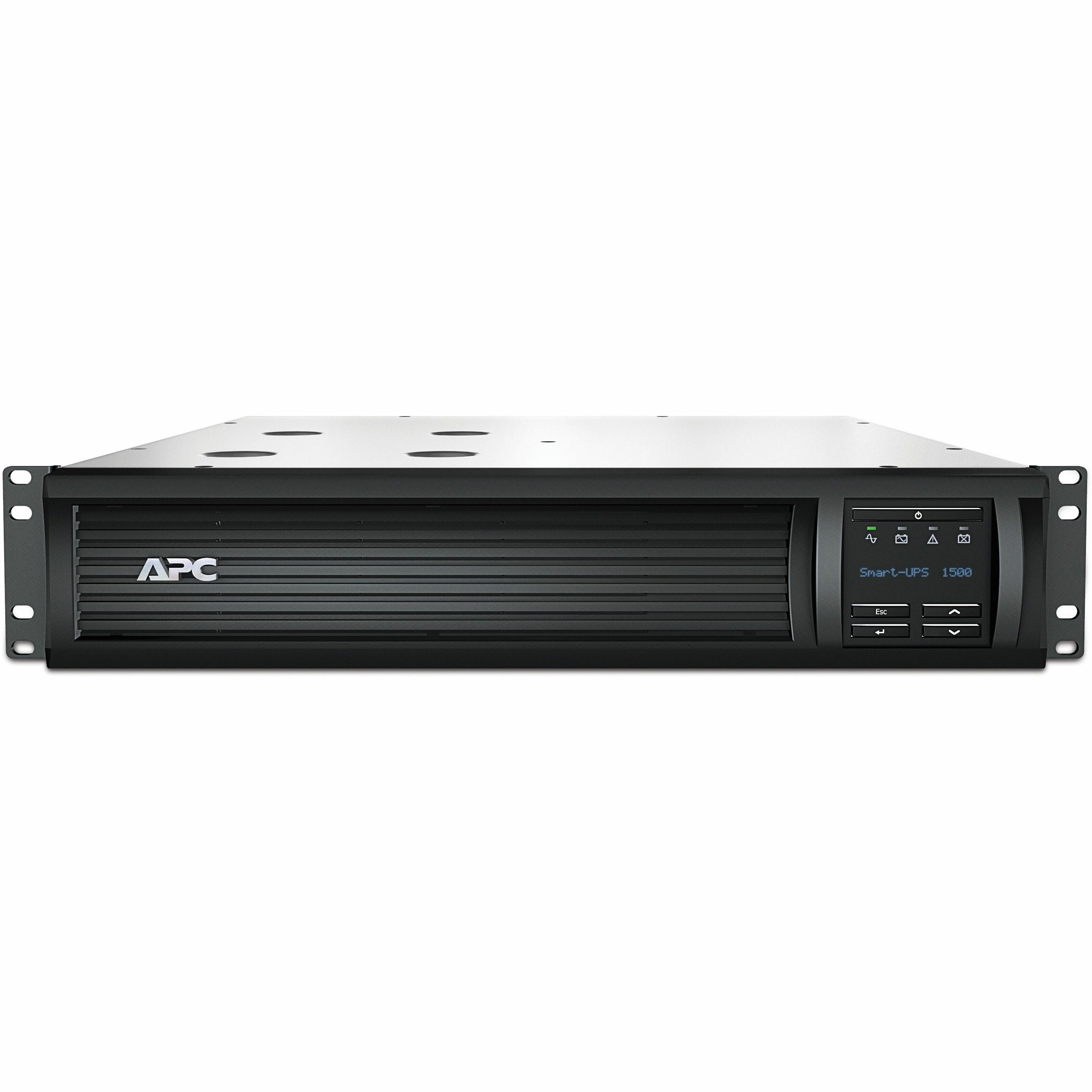 APC Smart-UPS 1500VA LCD RM 2U 120V with SmartConnect (SMT1500RM2UC ...