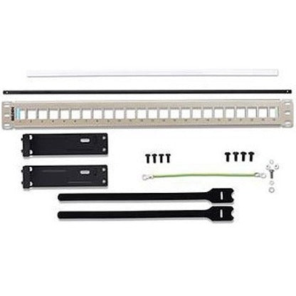 Belden KeyConnect Titanium Shielded Patch Panel, 24-Port Rack-mountabl ...