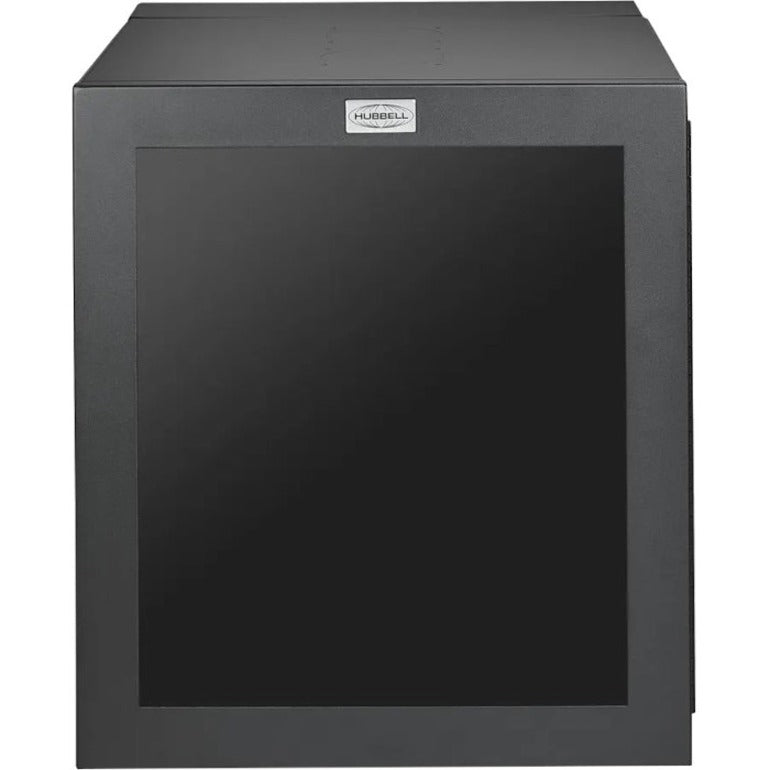 Hubbell QUADCAB, WALL MOUNT CABINET, LIGHT DUTY, 12 RACK UNITS, 24" DE ...