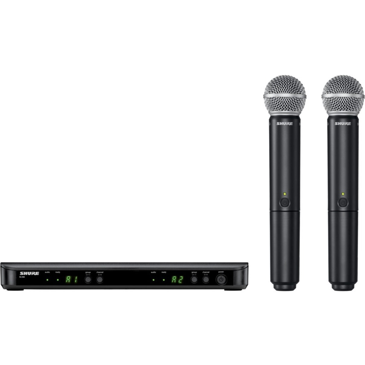 Shure Wireless Dual Vocal System with two SM58 (BLX288/SM58-H9 ...