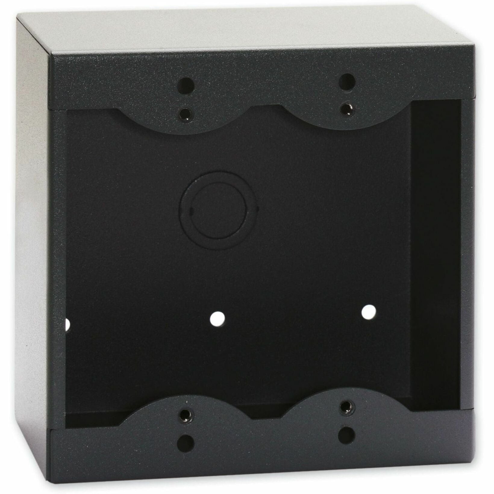 RDL SMB-2B Surface Mountable Steel Mounting Box, Powder Coated Black ...