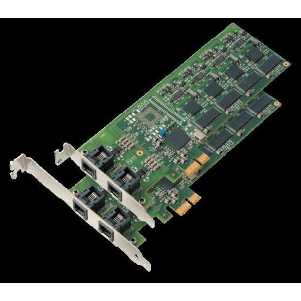 Mainpine IQ Express Intelligent PCI-Express Fax Board, 4-Port RJ-11, V ...