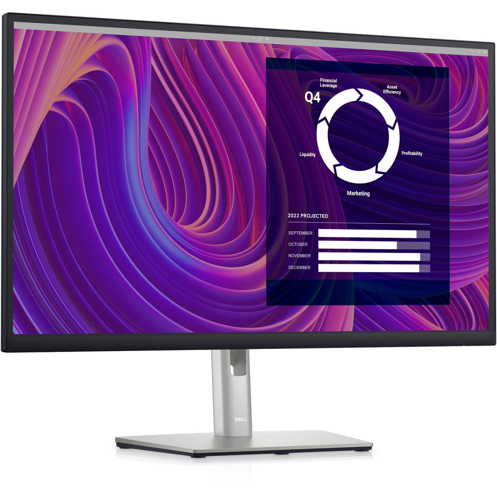 Dell P2723D 27" Class QHD LCD Monitor - 16:9 - Black, Silver (DELL-P27 ...