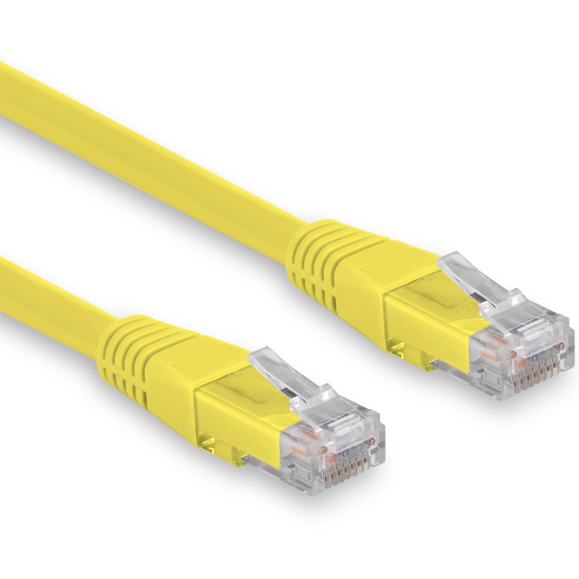 Rocstor Cat.6 Network Cable, 1ft Yellow Patch Cable, 10Gbps Data Trans ...