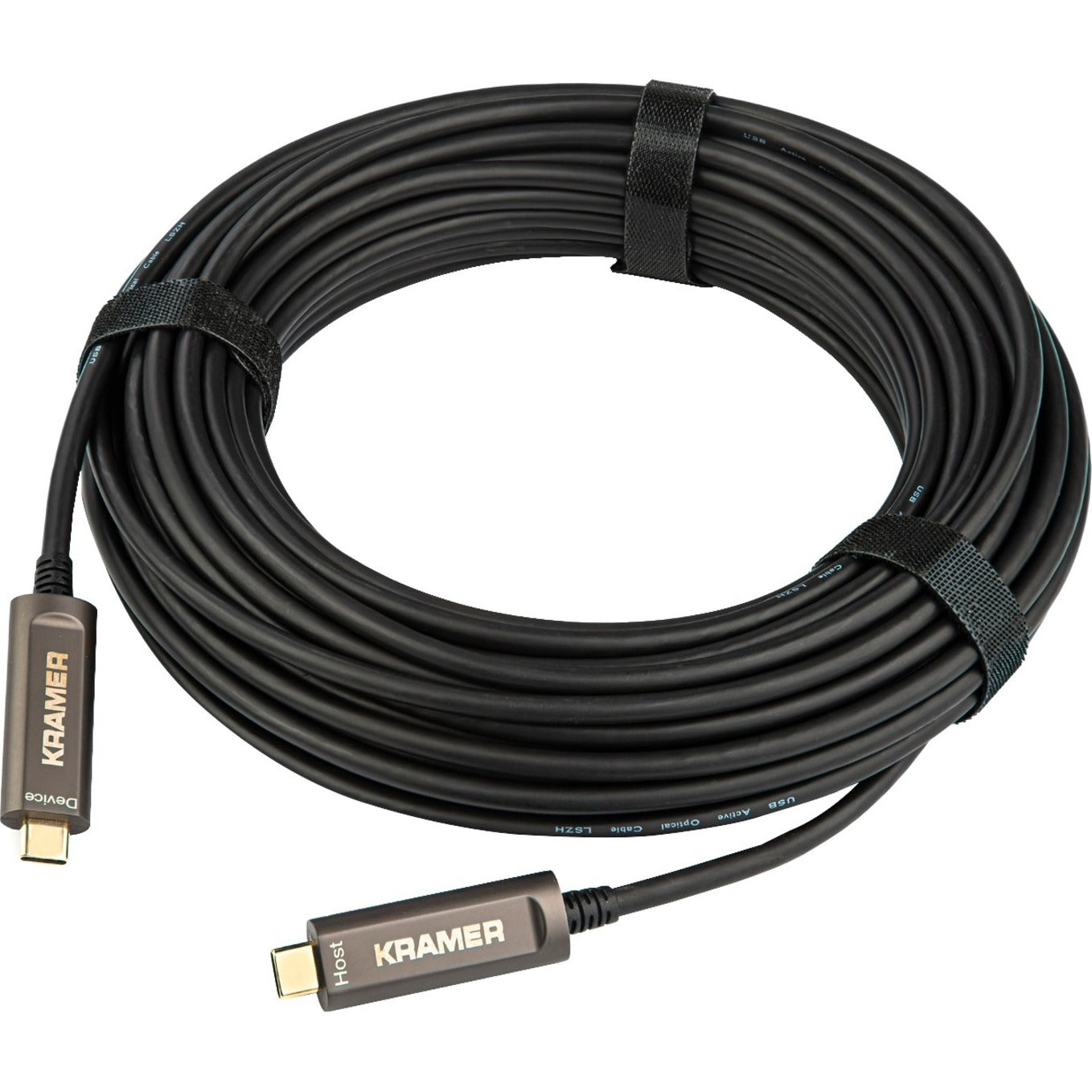 Kramer USB 3.1 Gen-2 Optical USB-C Male to Male Data Transfer Cable, 1 ...