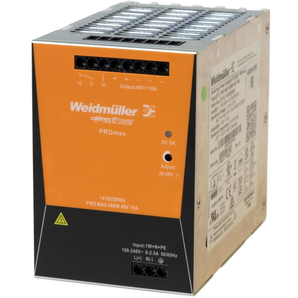 AXIS PS56 480W DIN Rail Power Supply, Industrial PoE++ Switch Compatib ...