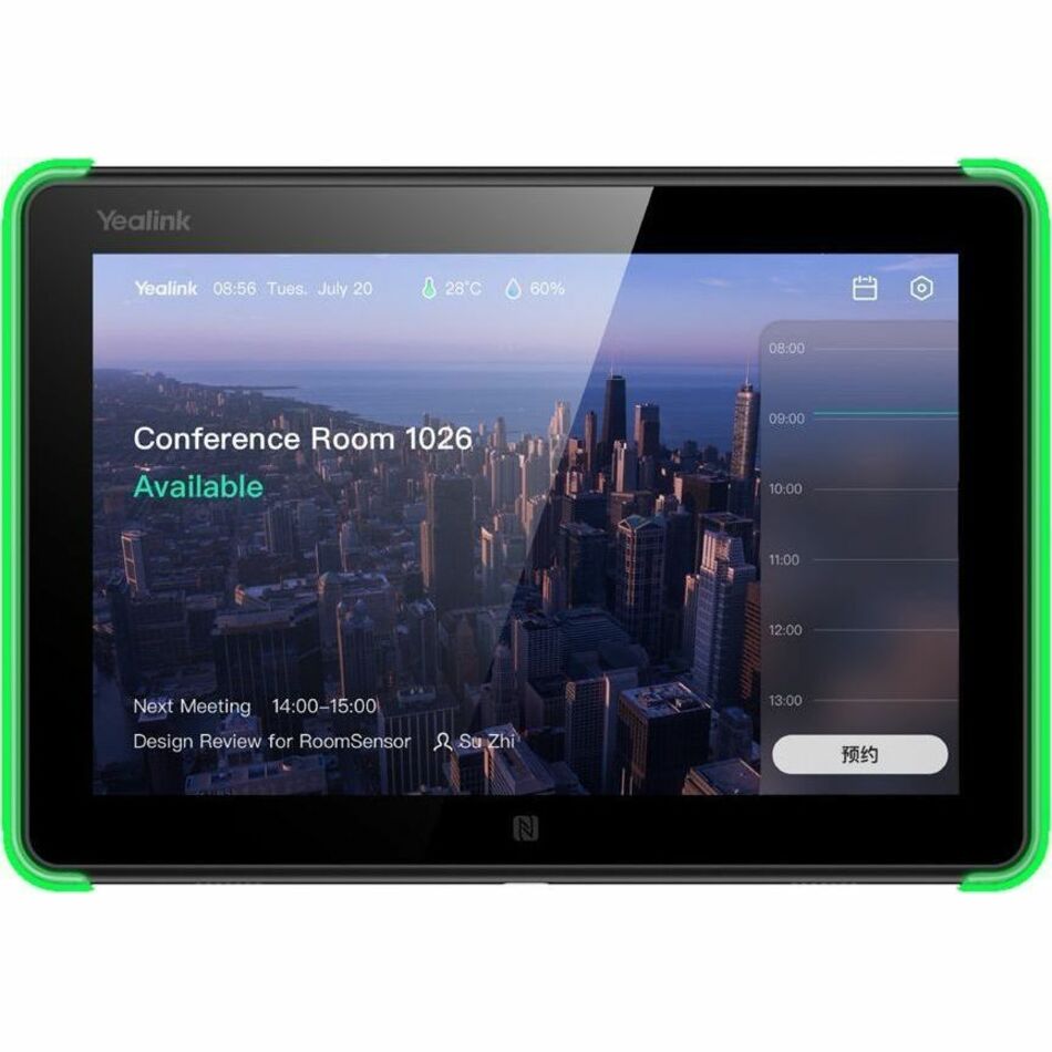 Yealink RoomPanel Plus 10.1" Multifunctional Meeting Room Scheduling T ...