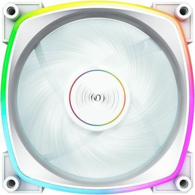 MONTECH RX140 PWM WHITE High Performance Cooling Fan, ARGB 24 LEDs, 60 ...