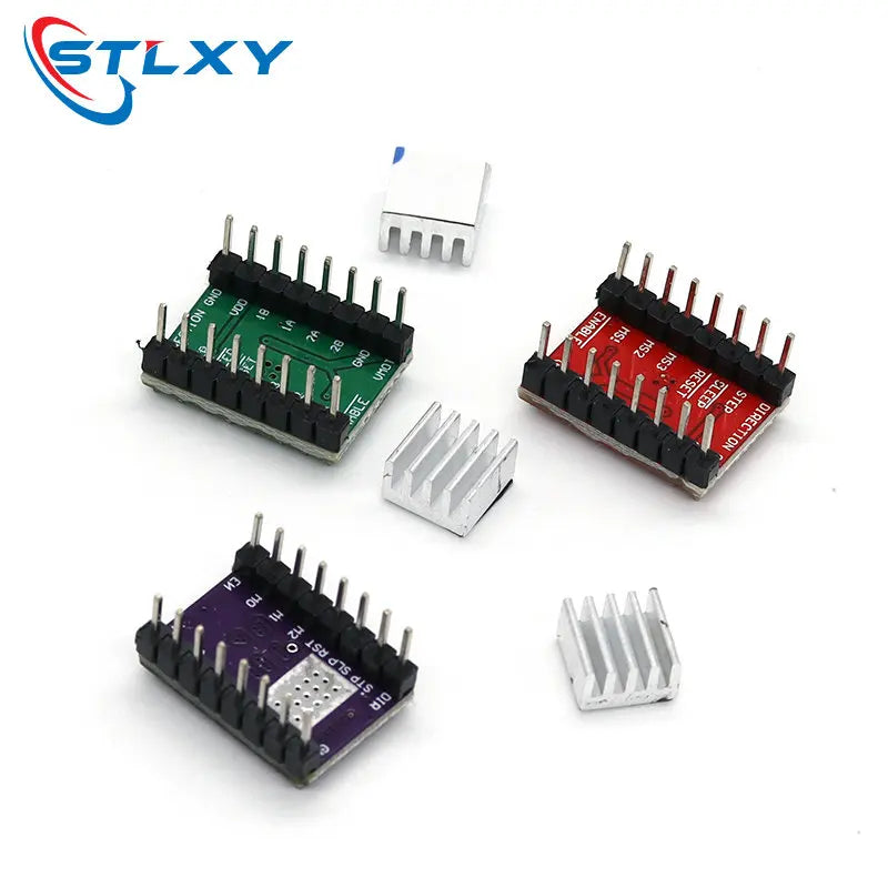 DRV8825 A4988 Stepper Motor Driver Kit With 4 Aluminum Heatsinks For 3 ...