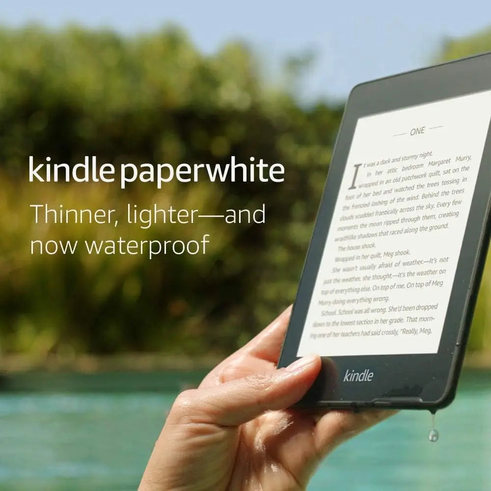 Amazon Kindle Paperwhite 10th E-Reader 8GB 32GB Storage Built In Light ...