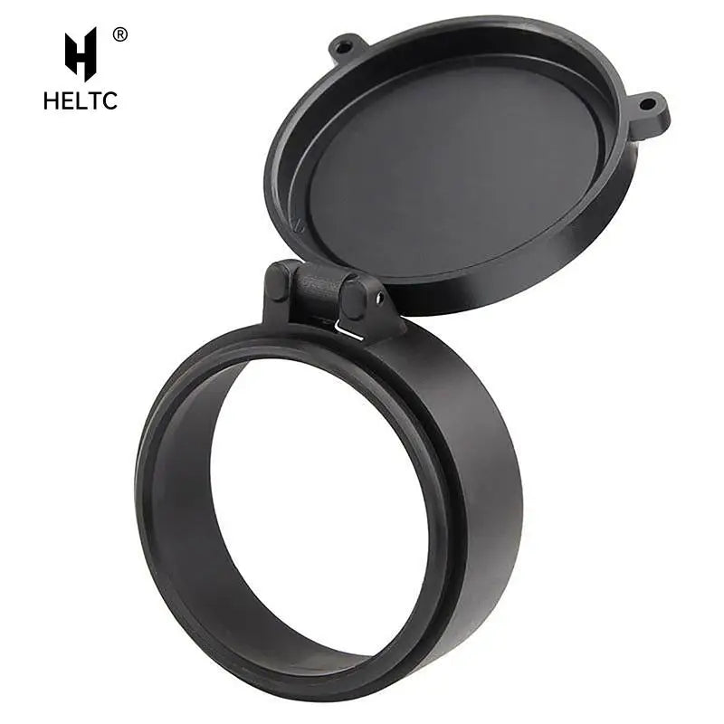 Flip Up Scope Cover Hinged Cap Dust Protection For Rifle Scope Hunting ...