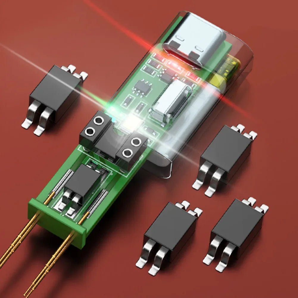 4-Pin Optocoupler Tester Module, USB Type-C Input, Gold Plated Test Pi ...