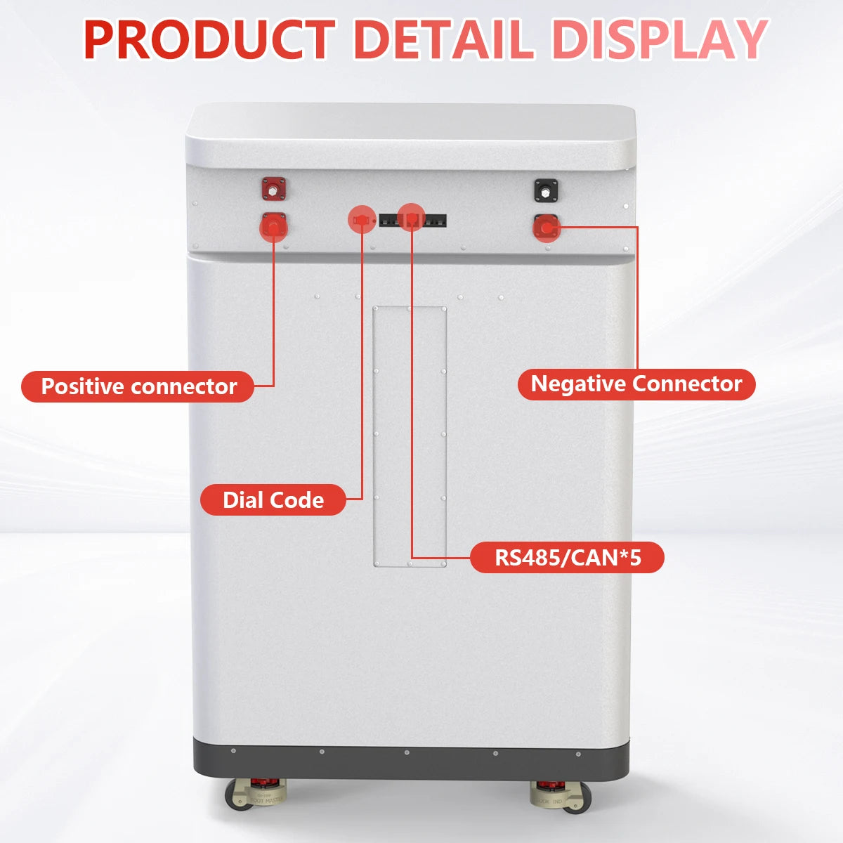 48V LiFePO4 Solar Battery Storage System 100AH To 600AH 5KW To 30KW 60 ...