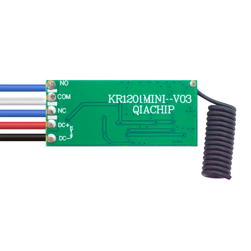 Wireless Relay Receiver Module 1 CH RF Switch Kit DC 3.7V-24V Adjustab ...