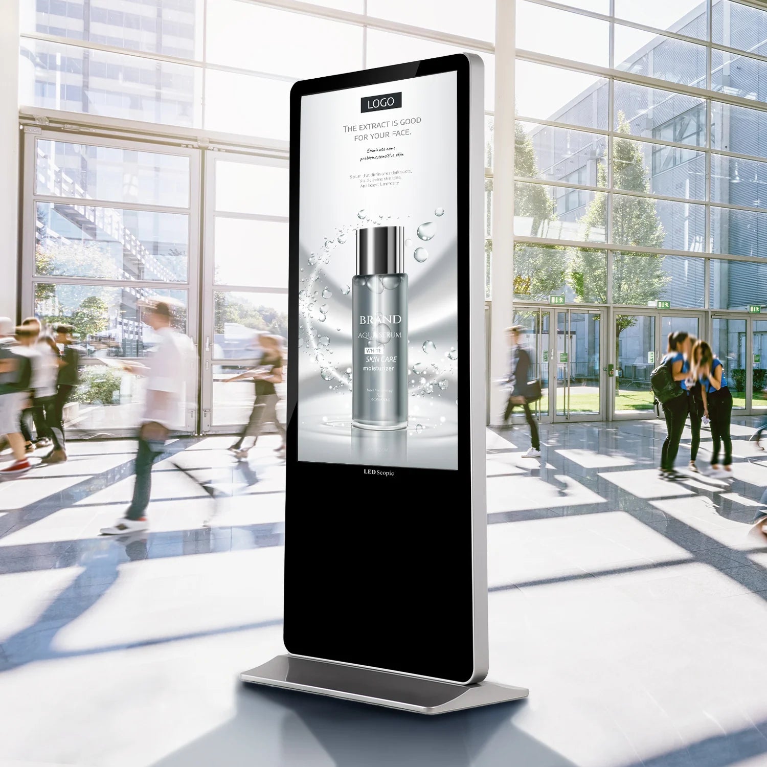 Ledscopic Vertical 4K Touch Screen Kiosk: Offering Three Display Optio ...