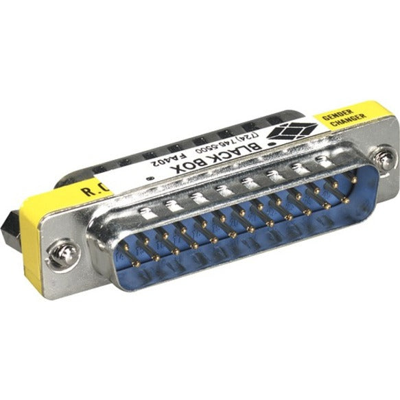 Black Box FA402-R2 Gender Changer - DB25 Male/DB25 Male, EMI and RF Pr ...