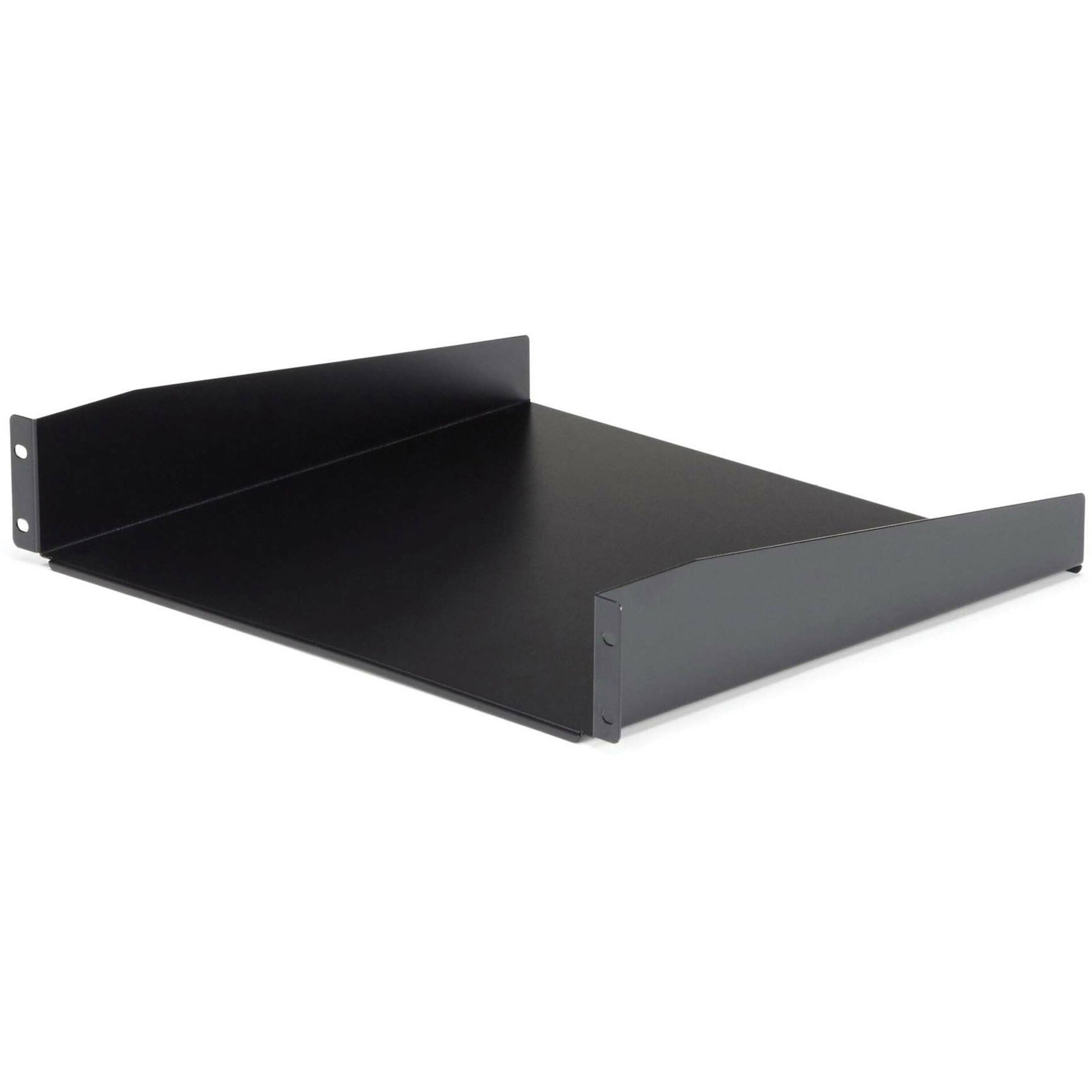 StarTech.com CABSHELF Black Standard Universal Server Rack Cabinet She ...