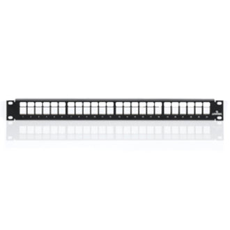 Leviton QuickPort 24-Port Network Patch Panel, RJ-45/RJ-11 Compatible ...