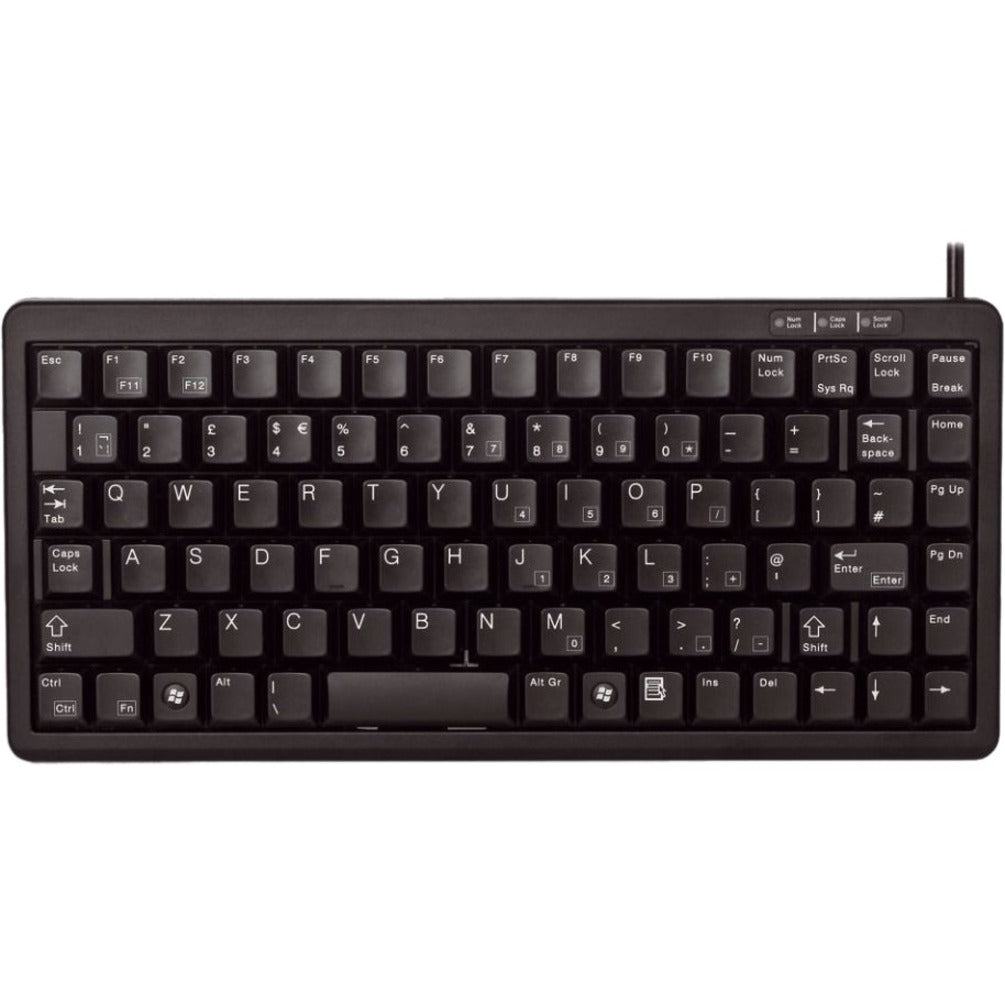 CHERRY G84-4100 Ultraslim Black Wired Mechanical Keyboard (G84-4100LCM ...