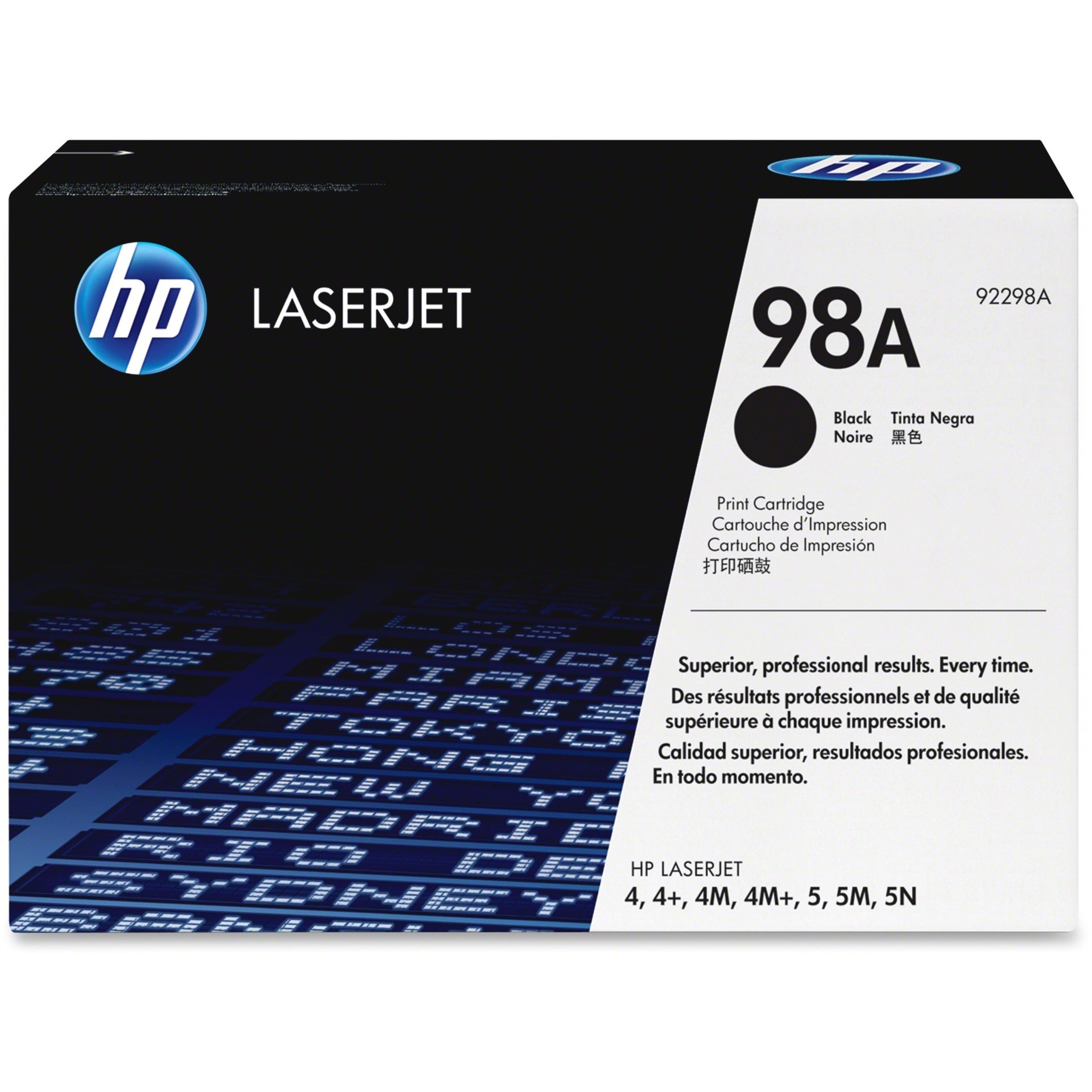 HP 92298A ตลับหมึกเลเซอร์สีดำแท้ 98A อายุการใช้งาน 6800 หน้า – Network ...