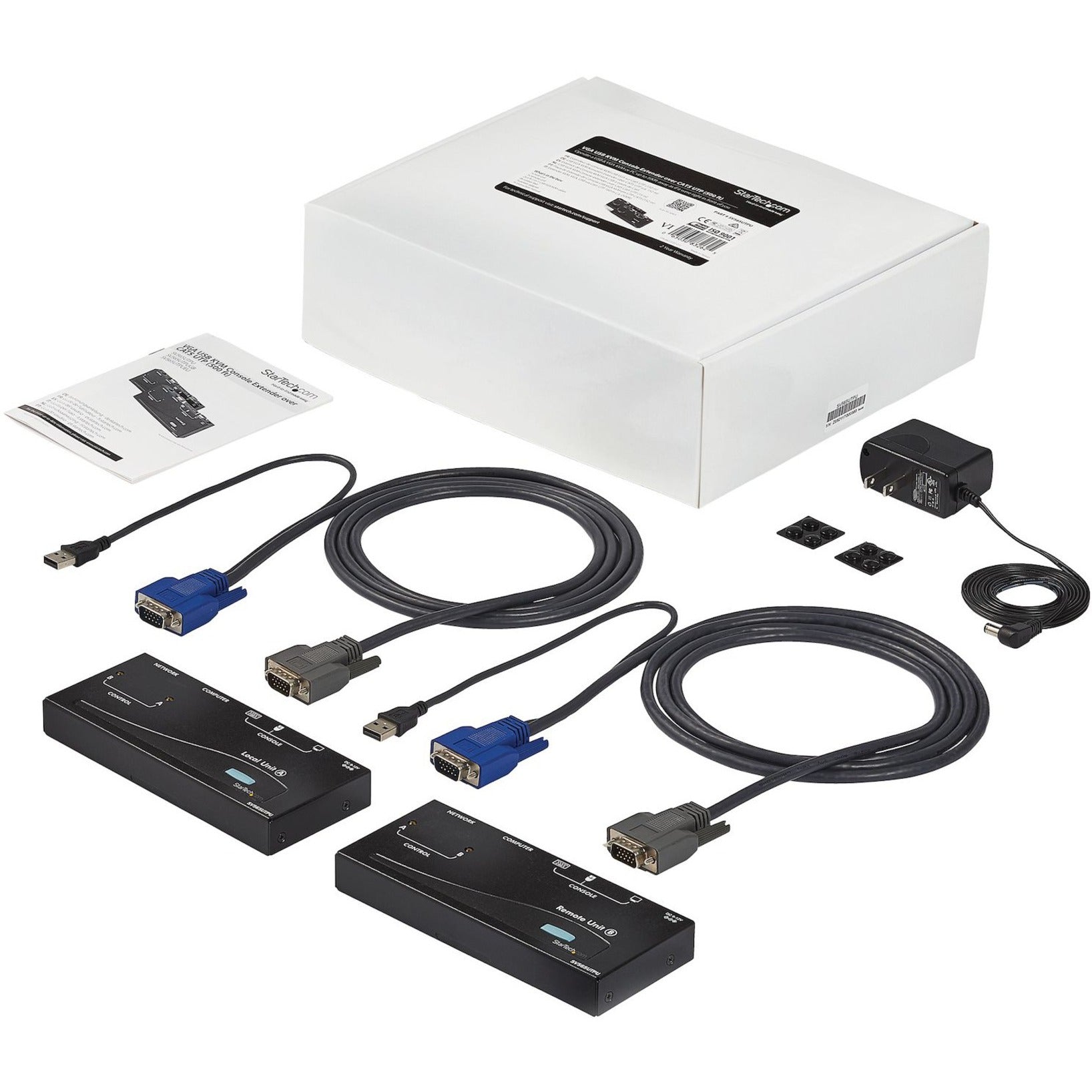 StarTech.com SV565UTPU KVM Console Extender, USB VGA over CAT5 UTP, Ex ...