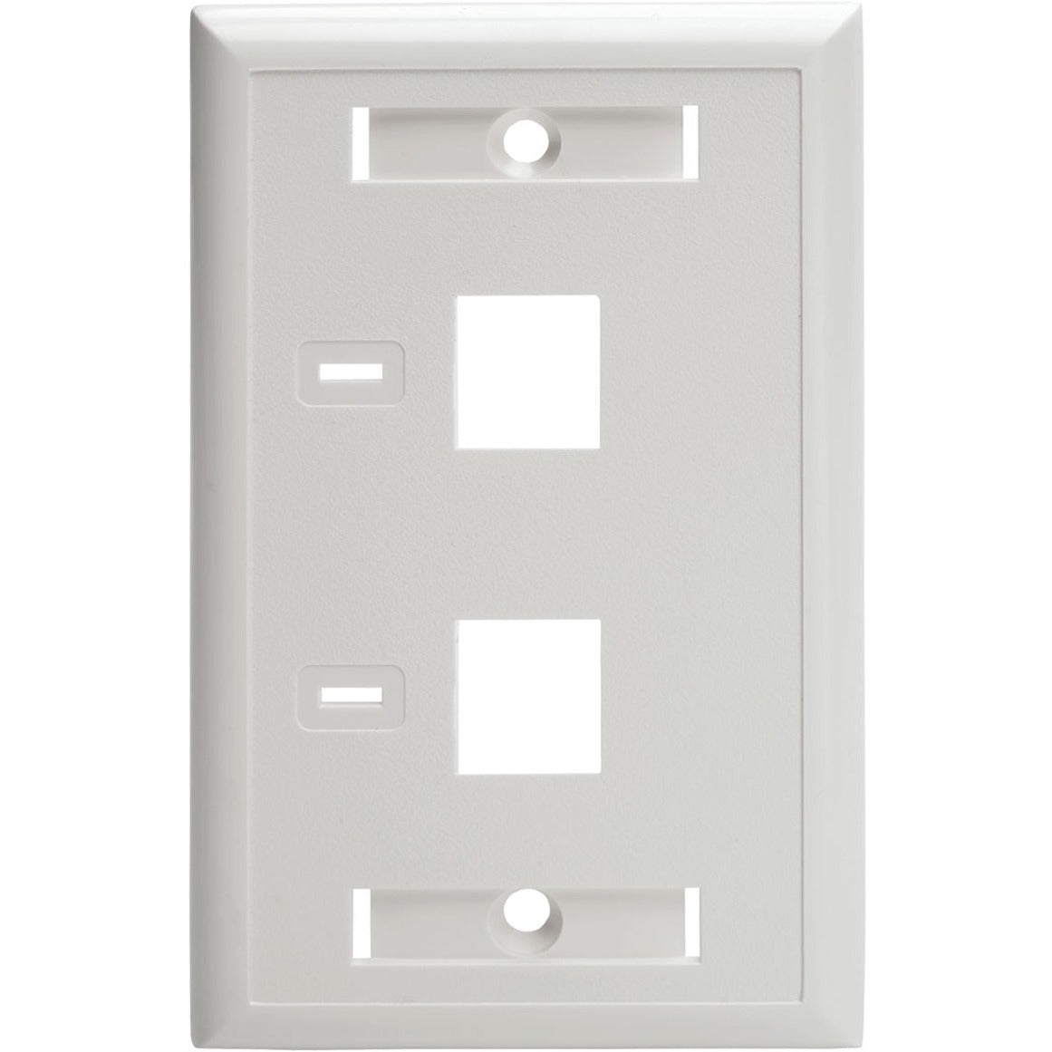 Tripp Lite N042-001-WH 2-Socket Faceplate, TAA Compliant, Lifetime War ...