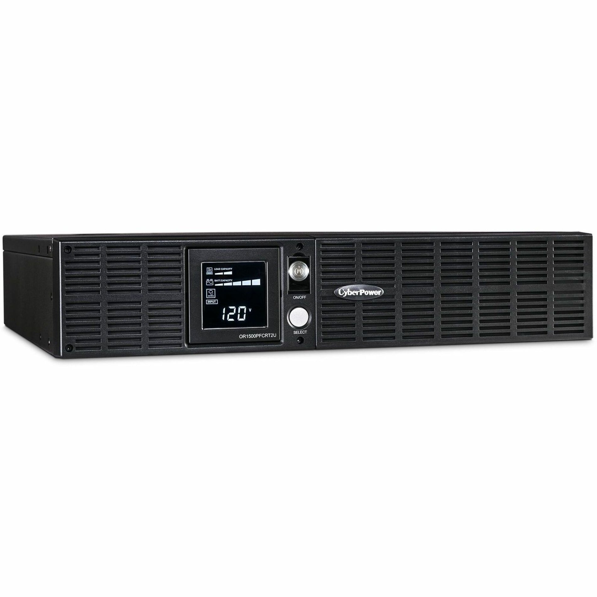 CyberPower OR1500PFCRT2U PFC Sinewave UPS System 1500VA 900W Rack/Towe ...