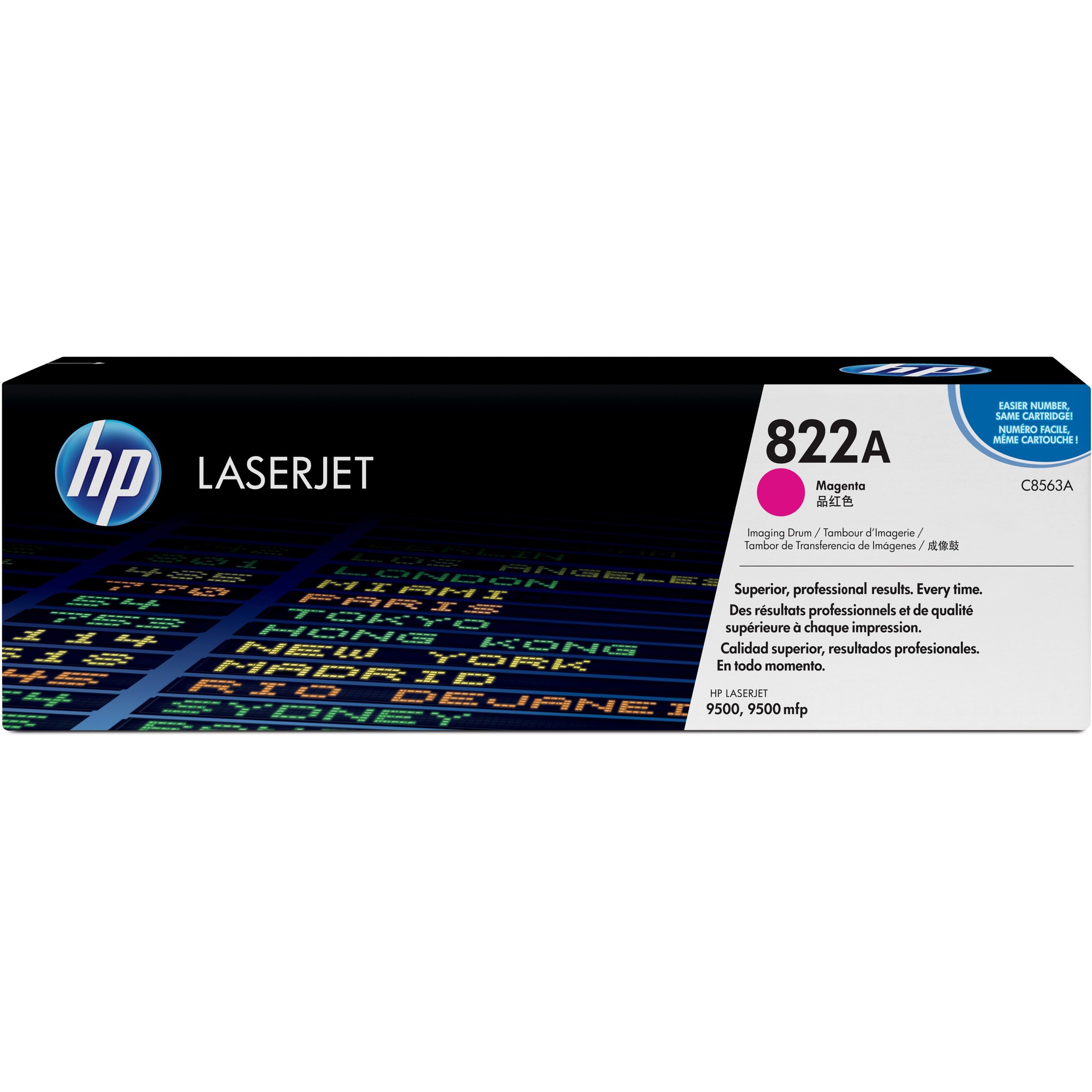 HP 822A C8563A Magenta Laser Image Drum, 40000 Page Yield, Compatible ...
