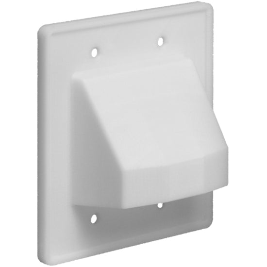 Arlington Scoop CE2 Reversible Double Gang Faceplate, Wall Mount, Cabl ...