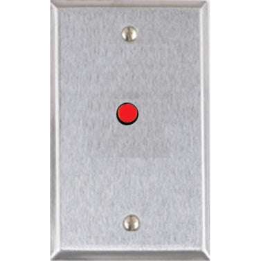 Alarm Controls RP-28 Single Gang Stainless Steel Faceplate, Wall Mount ...