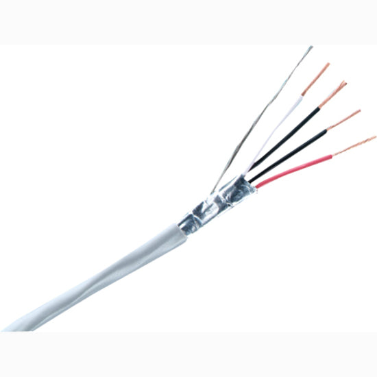 Genesis 22161009 18 AWG 6C STR Shielded Riser, Gray, 1000 FT. Reel, UV ...