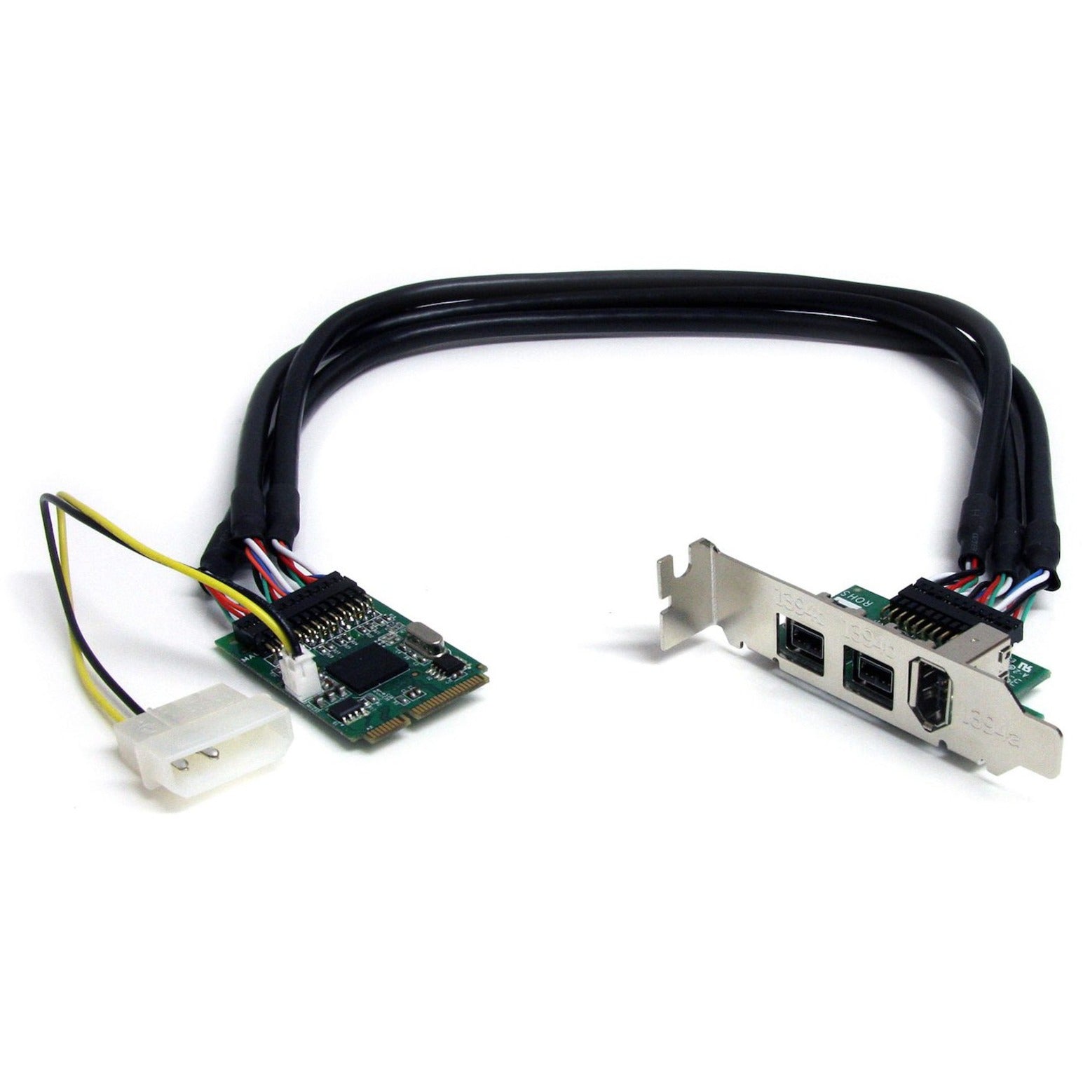 StarTech.com MPEX1394B3 3 Port 2b 1a 1394 Mini PCI Express FireWire Ca ...