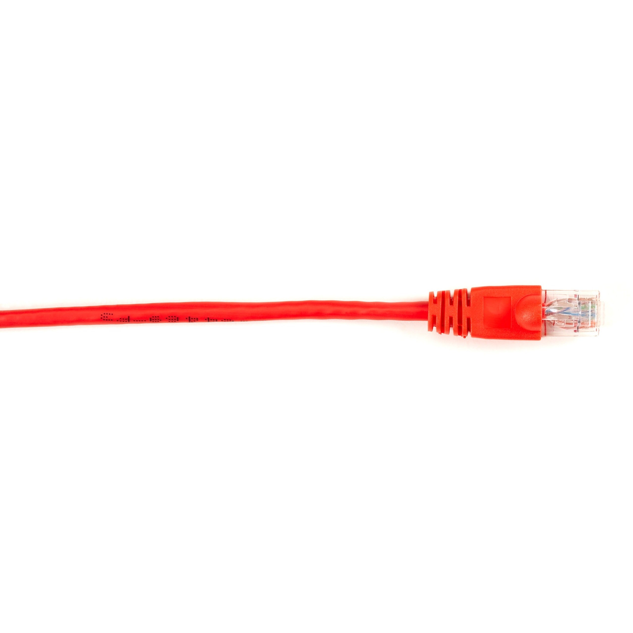 Black Box CAT6PC-001-RD Cat.6 UTP Patch Network Cable 1 ft Red 2-Year ...