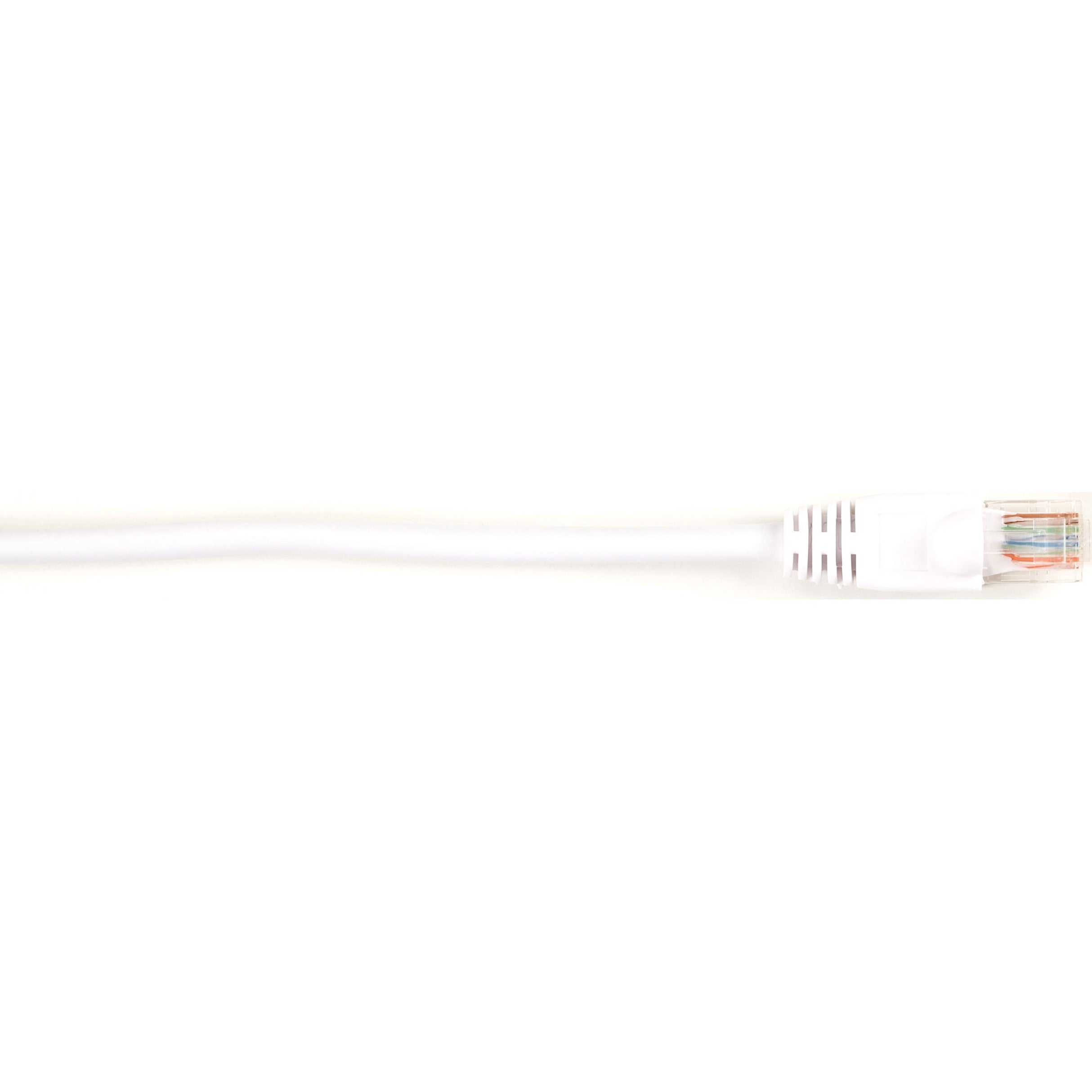 Cable de red UTP Cat.6 Black Box CAT6PC-005-WH 5 pies Blanco Tasa de t ...