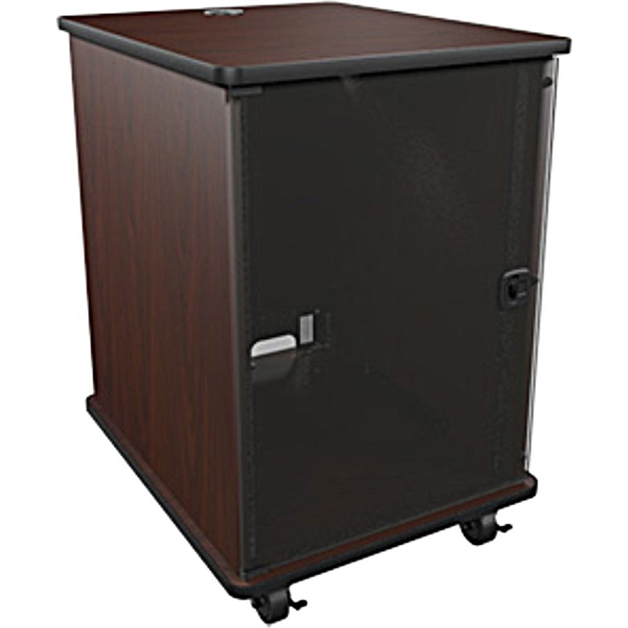 Middle Atlantic MFR-1627GC MFR Series Rack, Grained Dark Cherry, 16U ...