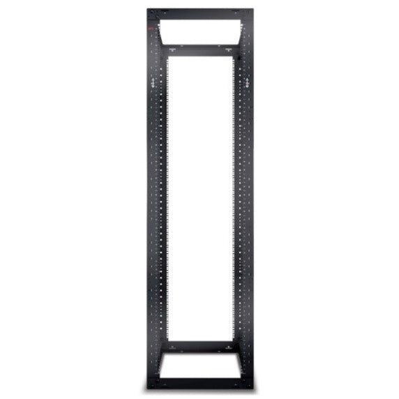 APC AR203A NetShelter 4 Post Open Frame Rack 44U Square Holes, Cable M ...