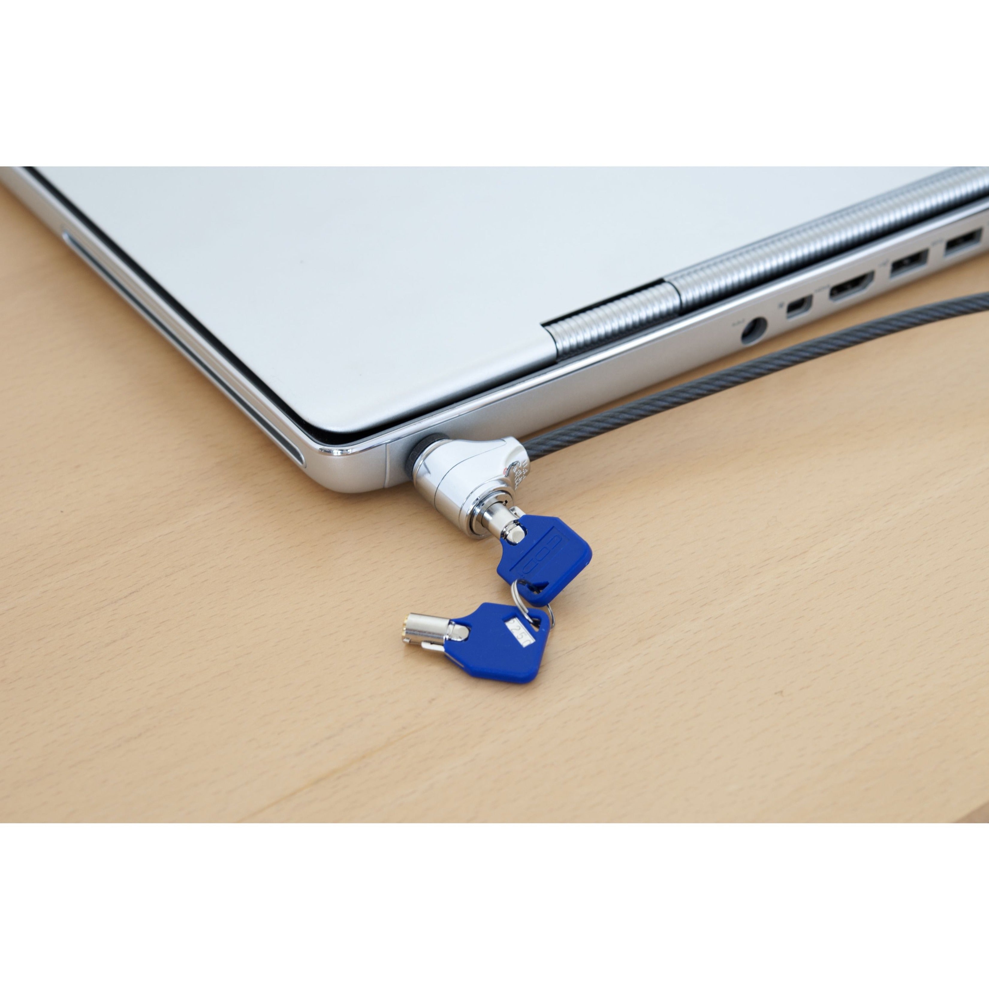 CODi A02024 9-Pin Key Cable Lock with Two Keys, 6 ft Cable Length, Key ...