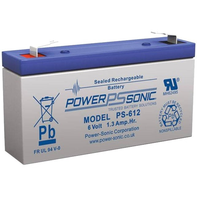 Power Sonic 0600122602 PS-612 แบตเตอรี่ 6V DC 1200mAh ตะกั่วกรด ชาร์จไ – Network Hardwares